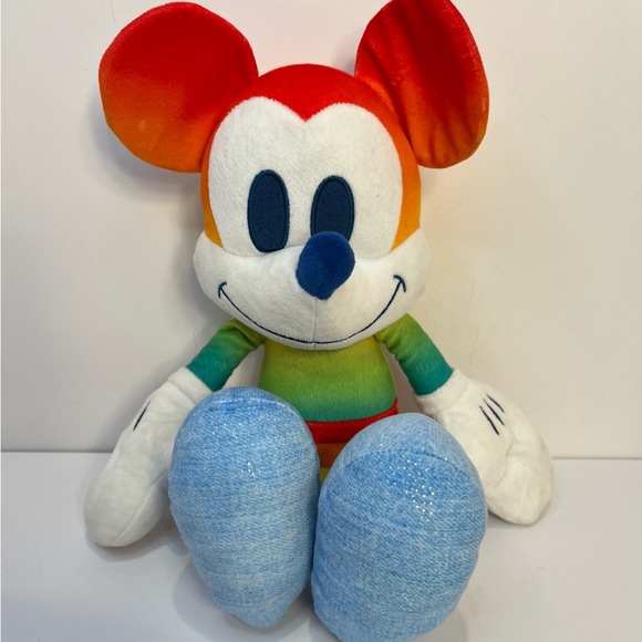 Disney | Other | Mickey Mouse Disney Rainbow Pride Gay Plush Lgbtq Pre ...